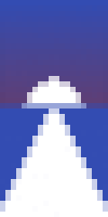Moonset near Water Banner Minecraft Banner
