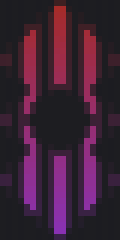 Nicely Outlined Purple Red Gradient Minecraft Banner