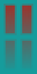 Red Foggy Window to Hell Minecraft Banner