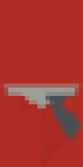 Gun banner but backwards Minecraft Banner