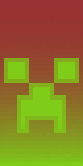 Creeper face multicolor banner Minecraft Banner