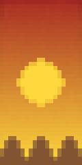 Sunset banner Minecraft Banner
