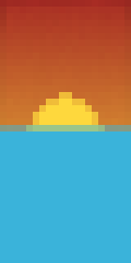 Sunset Banner Minecraft Banner