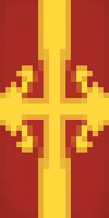 Royal Red/Yellow Banner Minecraft Banner