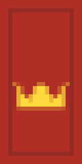 Red Crown Minecraft Banner