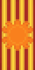 Fnaf Sun based Banner/cape Minecraft Banner