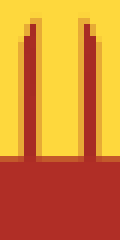 mcdonald's Minecraft Banner