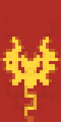 Gold Dragon Minecraft Banner