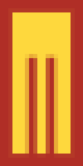 Medieval Letter M Minecraft Banner