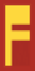 Medieval Letter F Minecraft Banner