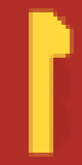 Yellow Axe Banner Minecraft Banner