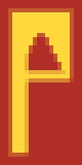 Medieval Letter P Minecraft Banner