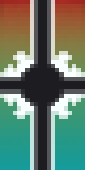 Rainbow reich variant Minecraft Banner