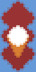 Ice cream banner! (With indented border) Minecraft Banner