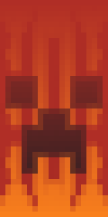 Minecon Red Creeper but for Shield Minecraft Banner