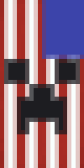 creeper usa flag Minecraft Banner