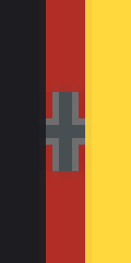 German Flag (cross) Minecraft Banner