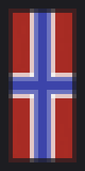 Norway flag Minecraft Banner