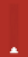 Red base, white dot Minecraft Banner