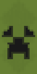 sick creeper Minecraft Banner