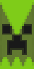 The Creeper banner Minecraft Banner