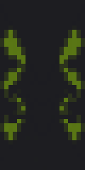 Green Swirl/Green Snake Minecraft Banner