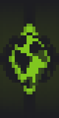 Green Orb Minecraft Banner