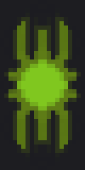 Green Orb Minecraft Banner