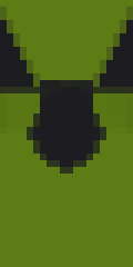 Green and Black Goat Shield Minecraft Banner