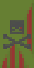 Zombie Pirate Flag Minecraft Banner