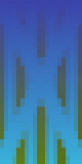 Fading Blue Bar Minecraft Banner