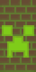 creeper face Minecraft Banner
