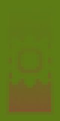 Green flower shield Minecraft Banner