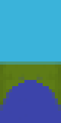 Water lake banner template Minecraft Banner