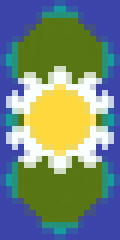 Flowering Lillypad Minecraft Banner