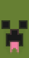 Creeper Tongue Minecraft Banner
