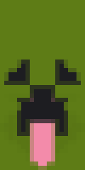 freaky creeper Minecraft Banner