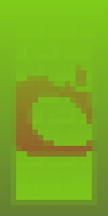 Weird fading apple gradient Minecraft Banner