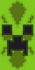 Hurt creeper Minecraft Banner