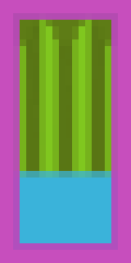River of Sugar Cane Minecraft Banner