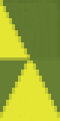 green triforce Minecraft Banner
