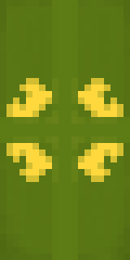 Golden Wattle Flag Minecraft Banner
