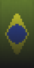 Brazilian Flag Minecraft Banner