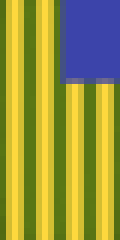 Usa + Brazil Minecraft Banner