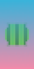 Melon with gradient Minecraft Banner