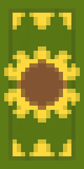 sunflower banner Minecraft Banner
