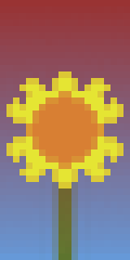 SunFlower Minecraft Banner