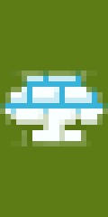 Blue Mushroom Minecraft Banner Minecraft Banner