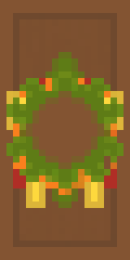 Autumn wreath v2 Minecraft Banner