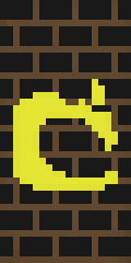 Brown Base Black Brick Yellow Mojang Logo Minecraft Banner